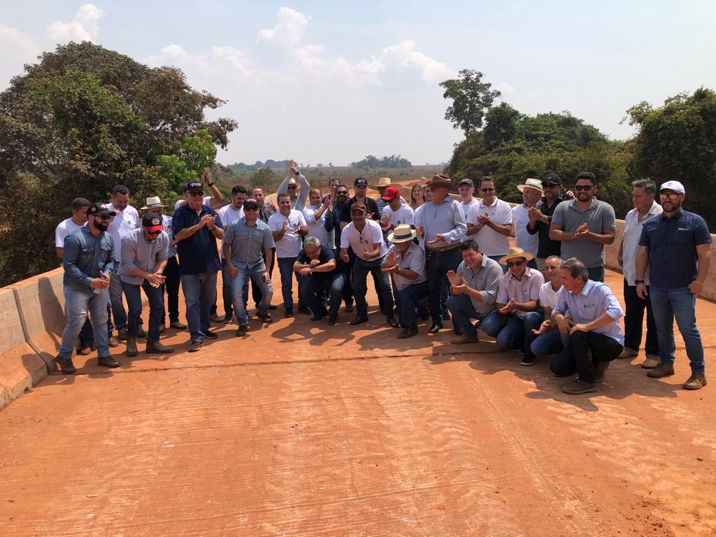 Inaugurada as obras da MT-220 com presença do Secretário da SINFRA/MT e ...