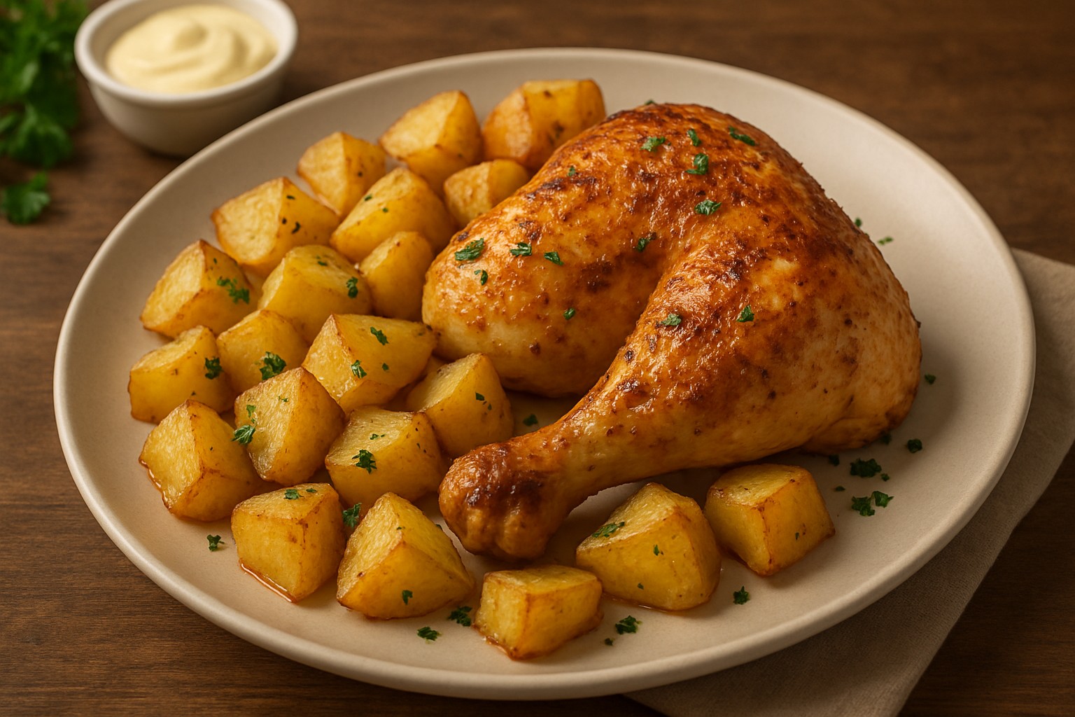 Frango Assado com Maionese e Batatas » Rádio Tucunaré - conteúdo ...